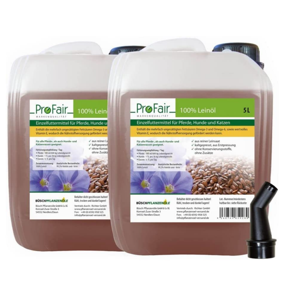 ProFair Leinöl für nur 37,50 Euro (2x 5 Liter Kanister)